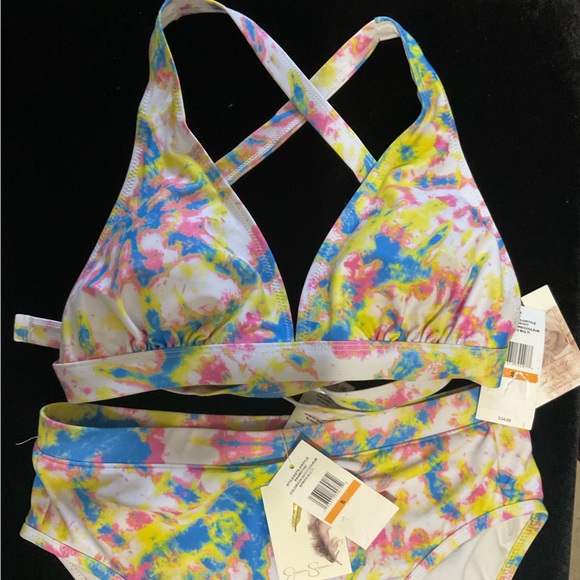 Jessica Simpson | Swim | Jessica Simpson Tie Dye 2 Piece Swim Set ...